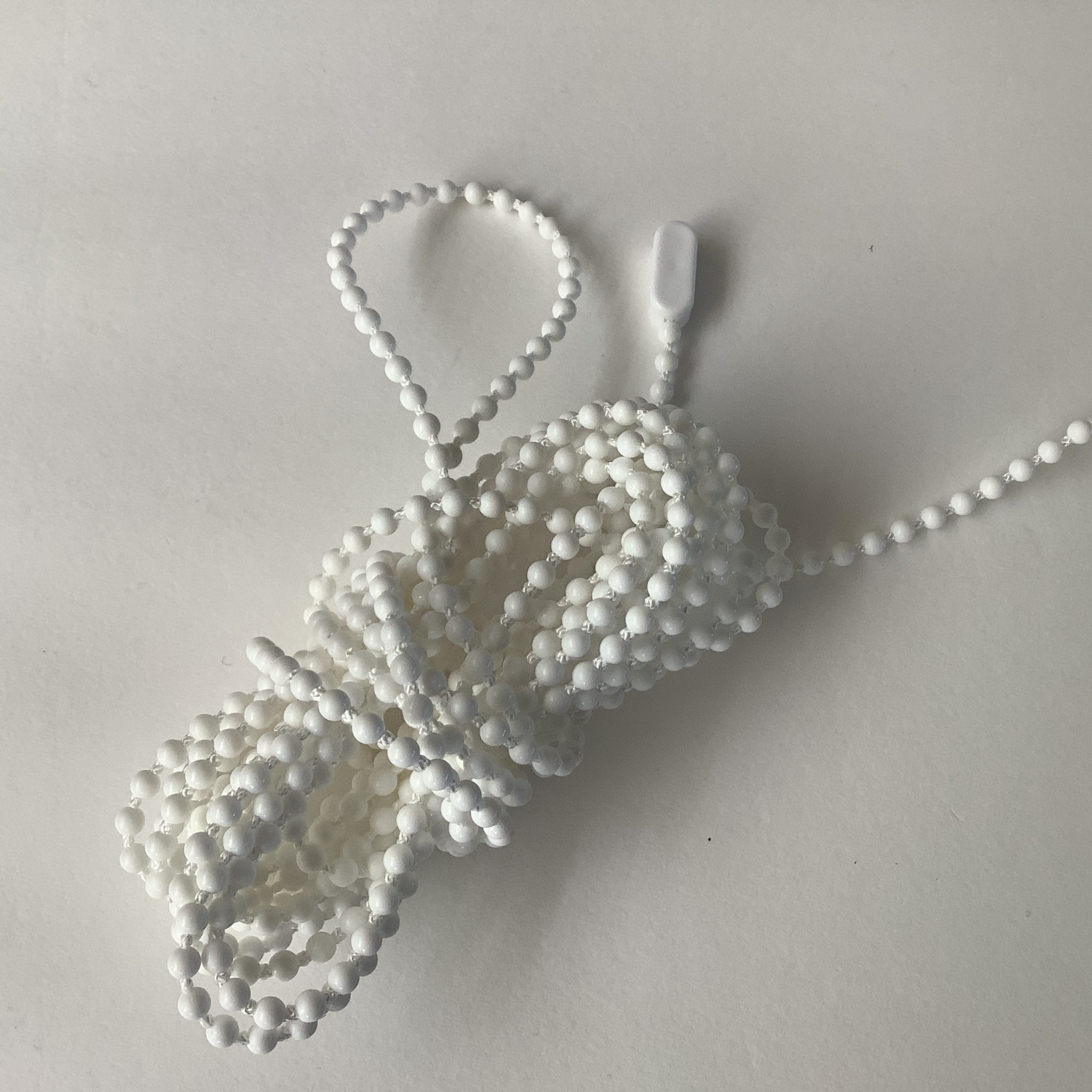 Roller Blind Control Chain White 5m (#16) - NZ Blinds