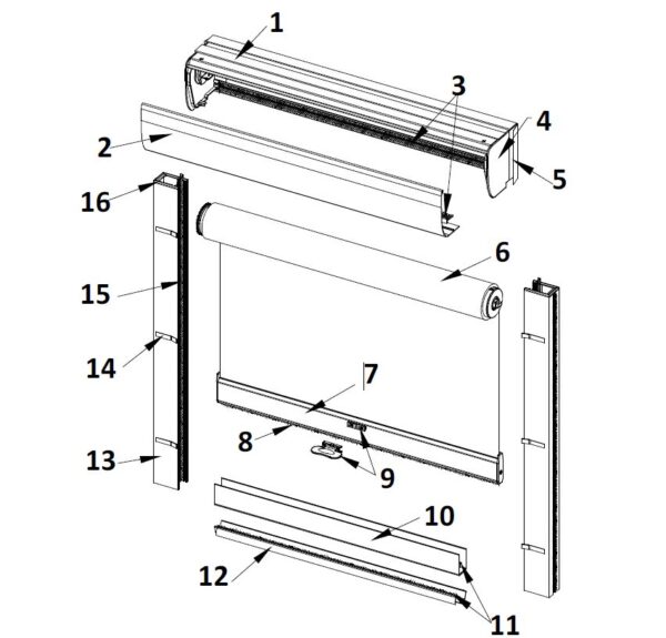 LightGuard 360 (import) *blackout/cordless* - NZ Blinds